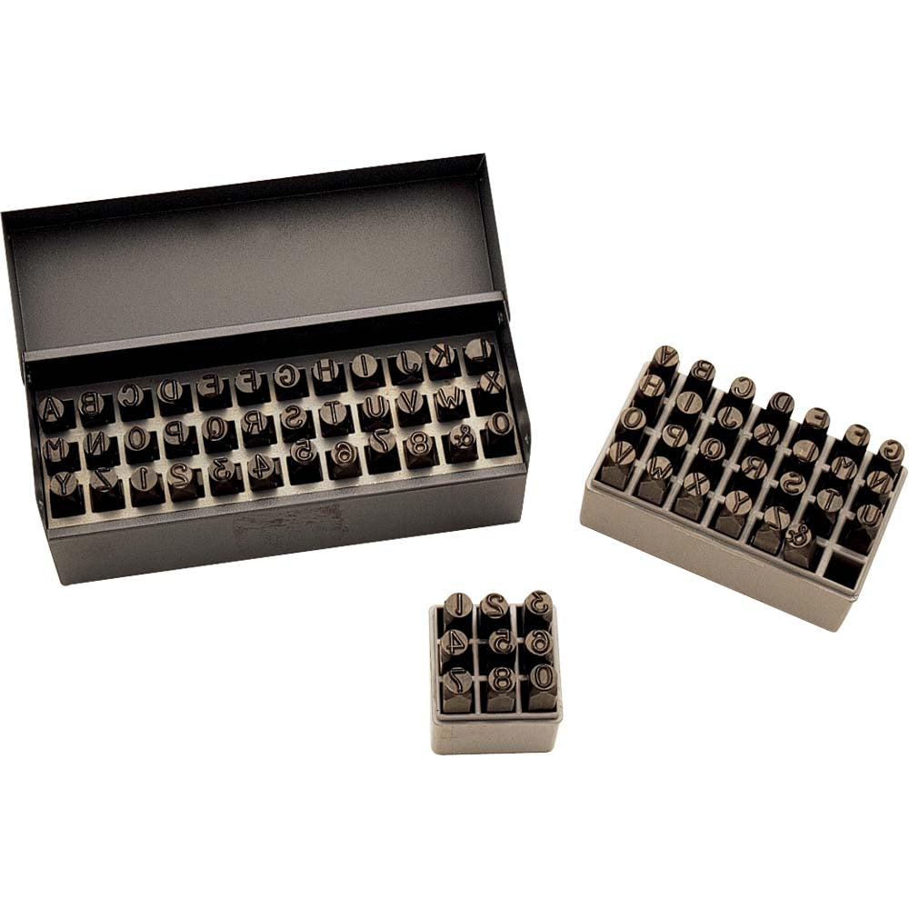 Combination Letter & Number Hand Stamp Set – Gray Tools Online Store