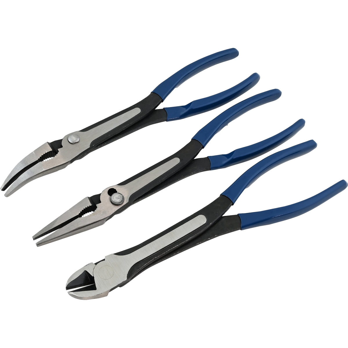 3 Piece Long Reach Heavy Duty Pliers Set – Gray Tools Online Store